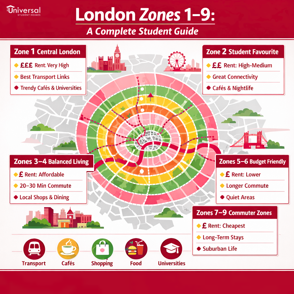 London Zones 1–9: A Complete Student Guide to Living, Travel & Costs ...